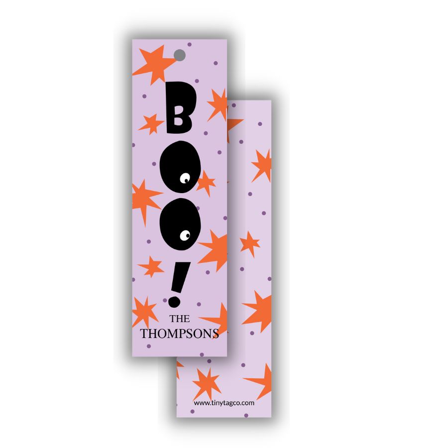 Boo! Vertical Tag – Tiny Tag Co.