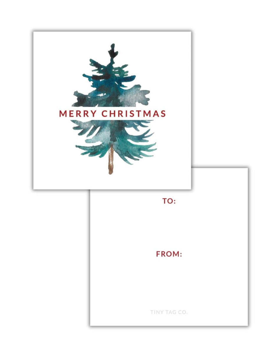 Evergreen Gift Tag (non-personalized) – Tiny Tag Co.