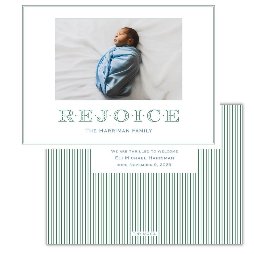 REJOICE Christmas Card – Tiny Tag Co.